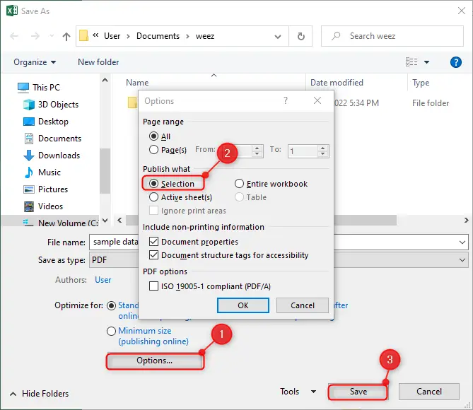 How to extract Excel to PDF - Excel Wizard
