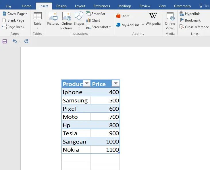 How to insert Excel inside Word - Excel Wizard
