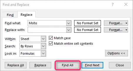 How to find in Excel and delete: 3 easy methods - Excel Wizard