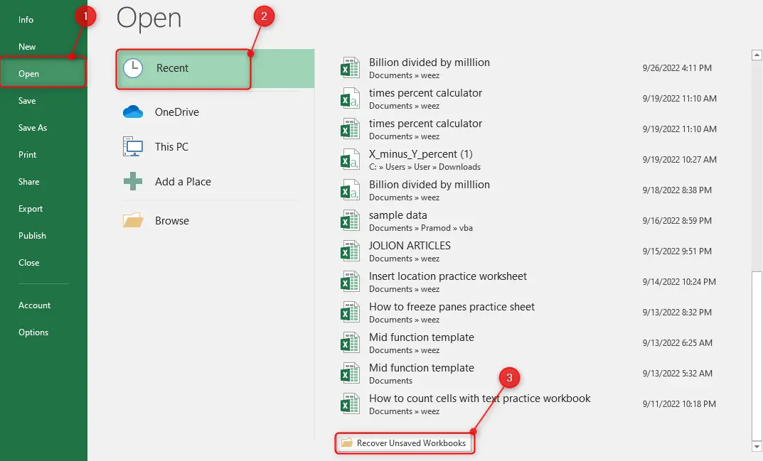 How to Recover Lost Excel Files - Excel Wizard How to Recover Lost Excel Files - Excel Wizard