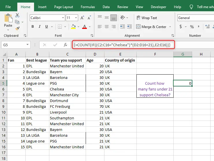 How to count per category in excel - Excel Wizard