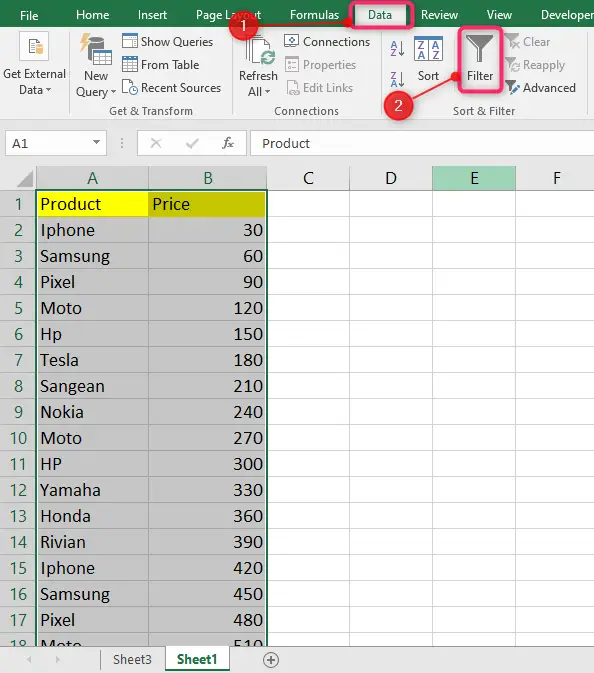 How to count in Excel after filter - Excel Wizard