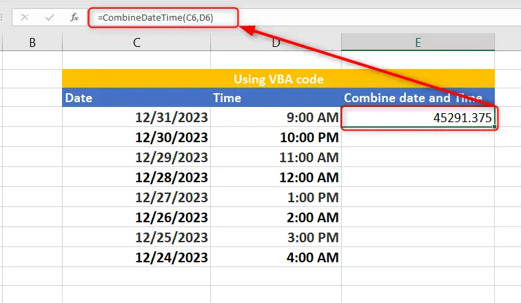 3 Simple Methods to Combine Date and Time in Excel - Excel Wizard
