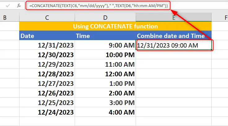 3 Simple Methods to Combine Date and Time in Excel - Excel Wizard