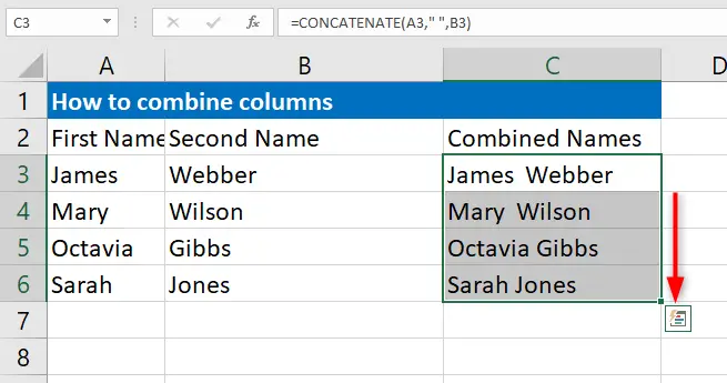 How To Combine Cells In Excel Easy Guide Excel Wizard 6245