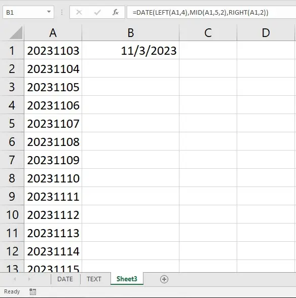 How to Convert YYYYMMDD to DD/MM/YYYY in Excel - Excel Wizard How to Convert YYYYMMDD to DD/MM/YYYY in Excel - Excel Wizard
