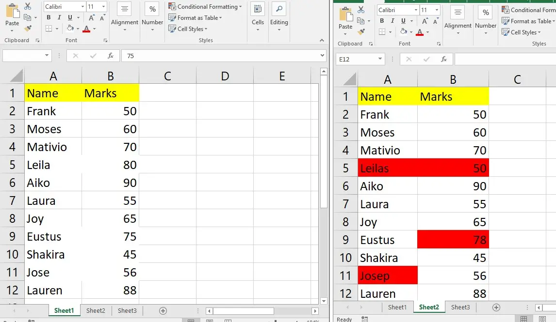 How To Compare Two Excel Sheets Or Workbooks For Differences Excel Wizard how-to-compare-two-excel-sheets-or-workbooks-for-differences-excel-wizard