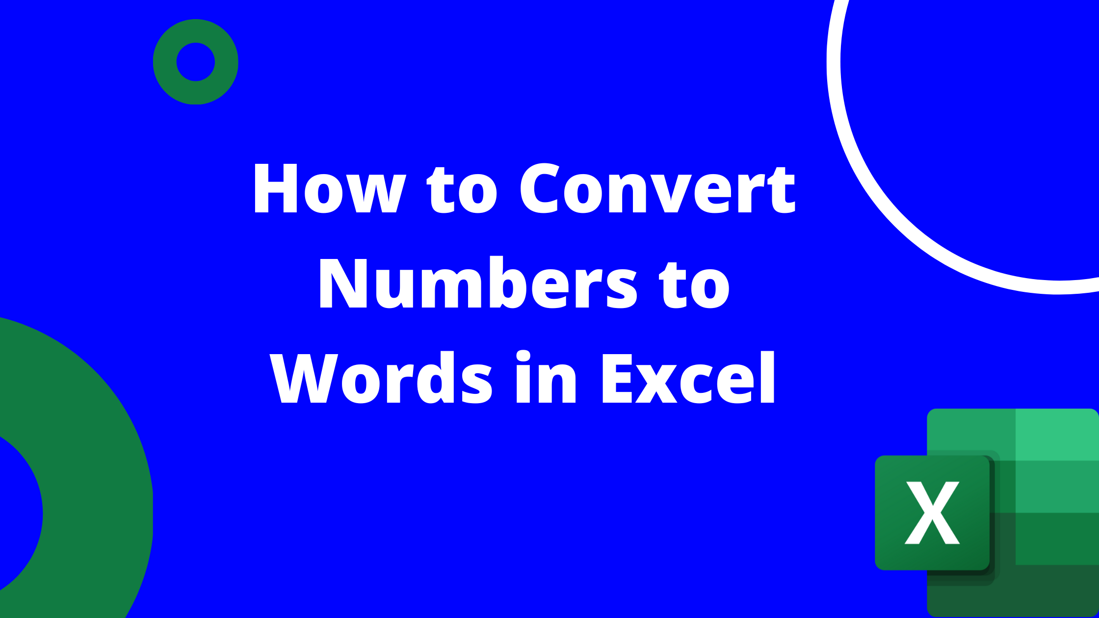 How to Convert Numbers to Words in Excel - Excel Wizard